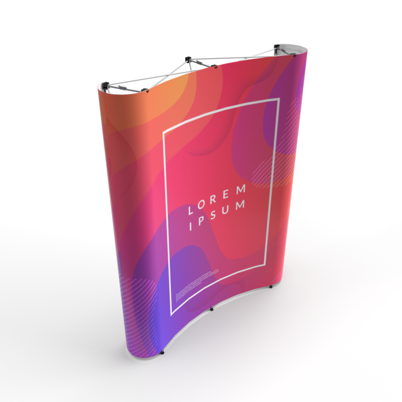 Exhibition Graphic Wall Curve – Ideal Displays