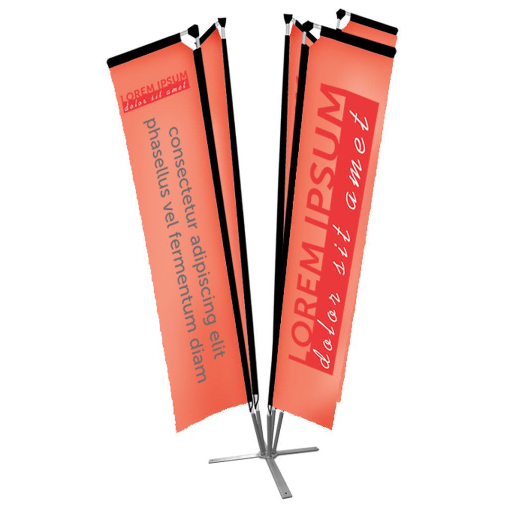 Cluster Flag Base 5 Pole – Ideal Displays