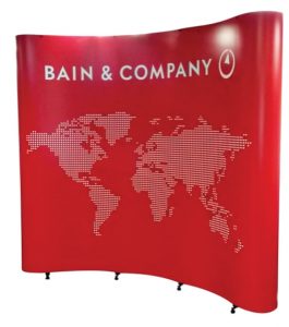 Exhibition Graphic Wall Curve - Ideal Displays