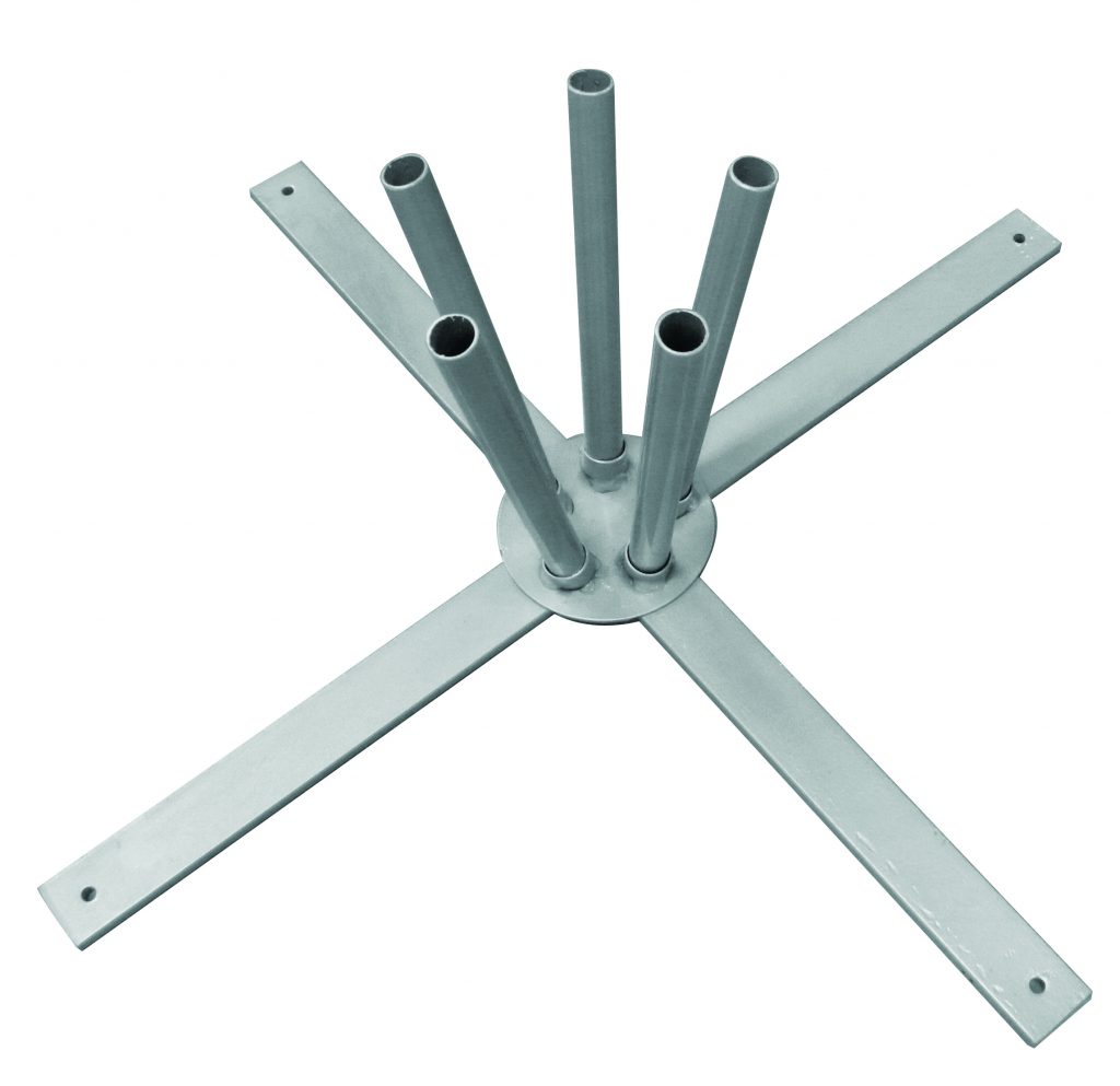 Flag Cluster Base 5 Pole - Ideal Displays