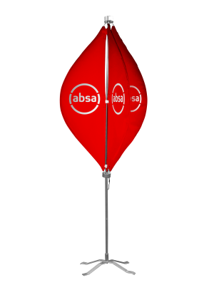 Lamp Banner 2 Vane - Ideal Displays